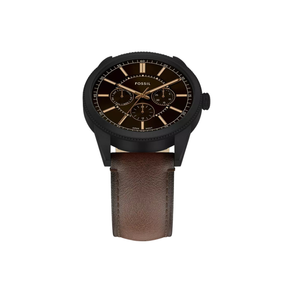 Fossil FS6138 muški sat Pearson Multifunction kožni kaiš Deep Brown ...